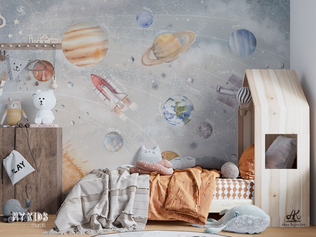 Wall mural "Solar System" - My Kids Murals